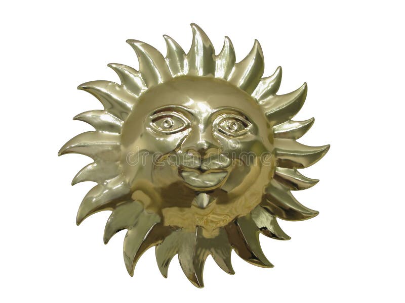 Sol del oro imagen de archivo. Imagen de caliente, segregado - 7304443