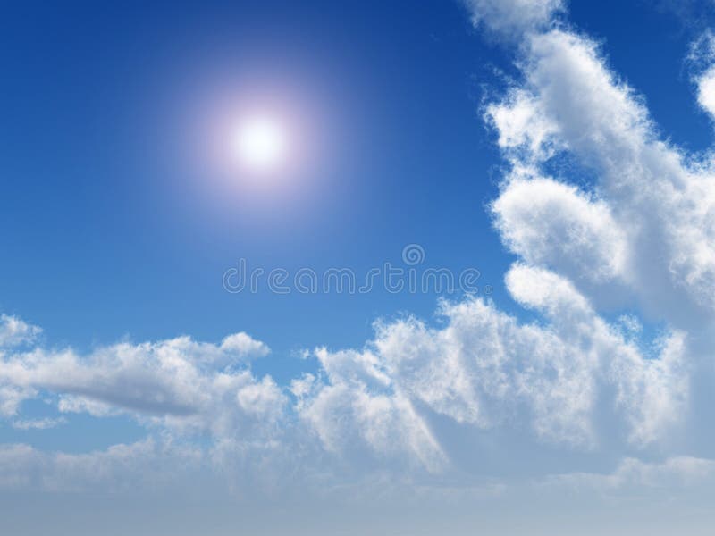 Sol del verano stock de ilustración. Ilustración de resorte - 2734805