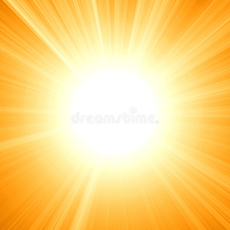 Sol del verano stock de ilustración. Ilustración de reflejado - 27870637