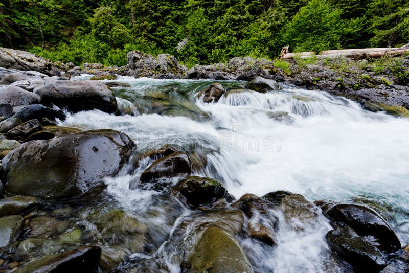 Sol Duc river cascades. stock image. Image of olympic - 73784163