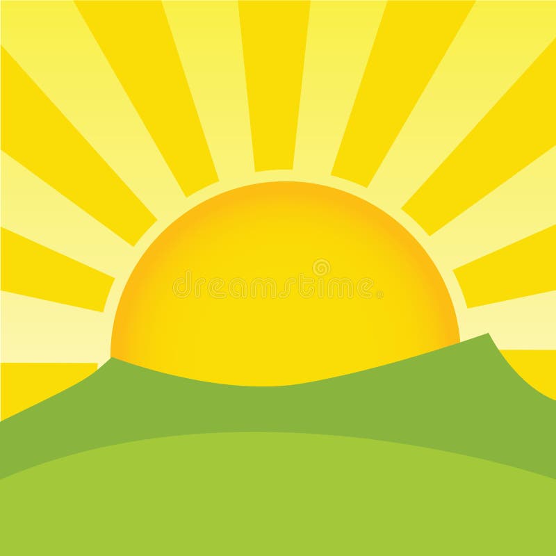 Sol grande ilustración del vector. Ilustración de brillante - 32401306