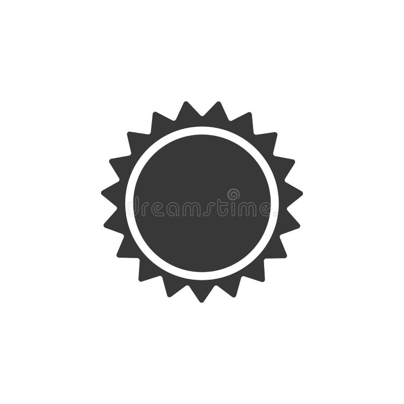 Sol. Icono Ejido-pasa. Ejemplo Del Vector Del Tiempo Ilustración del ...