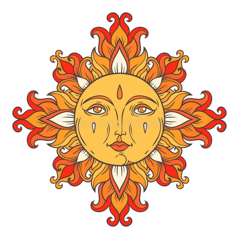 Sol medieval ilustración del vector. Ilustración de cultura - 39035658