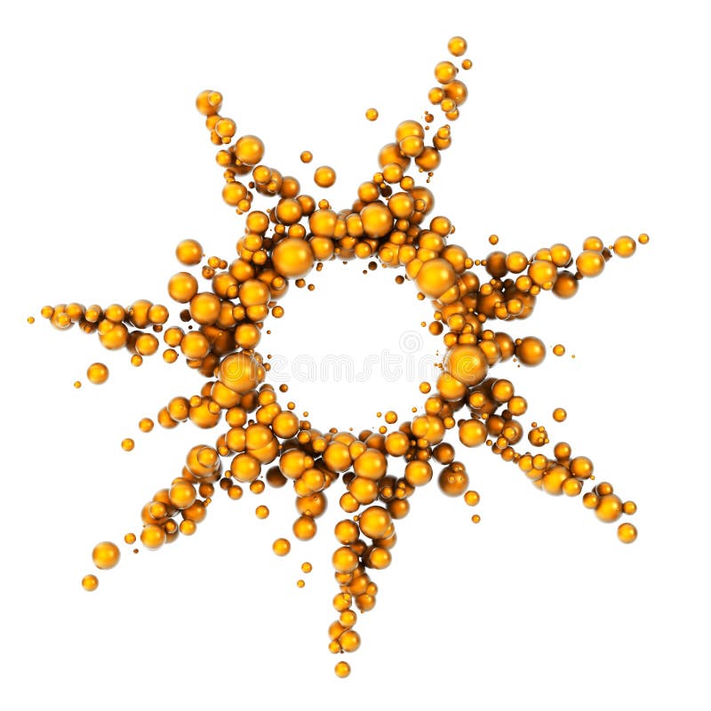 Sol simbólico aislado stock de ilustración. Ilustración de aislado ...