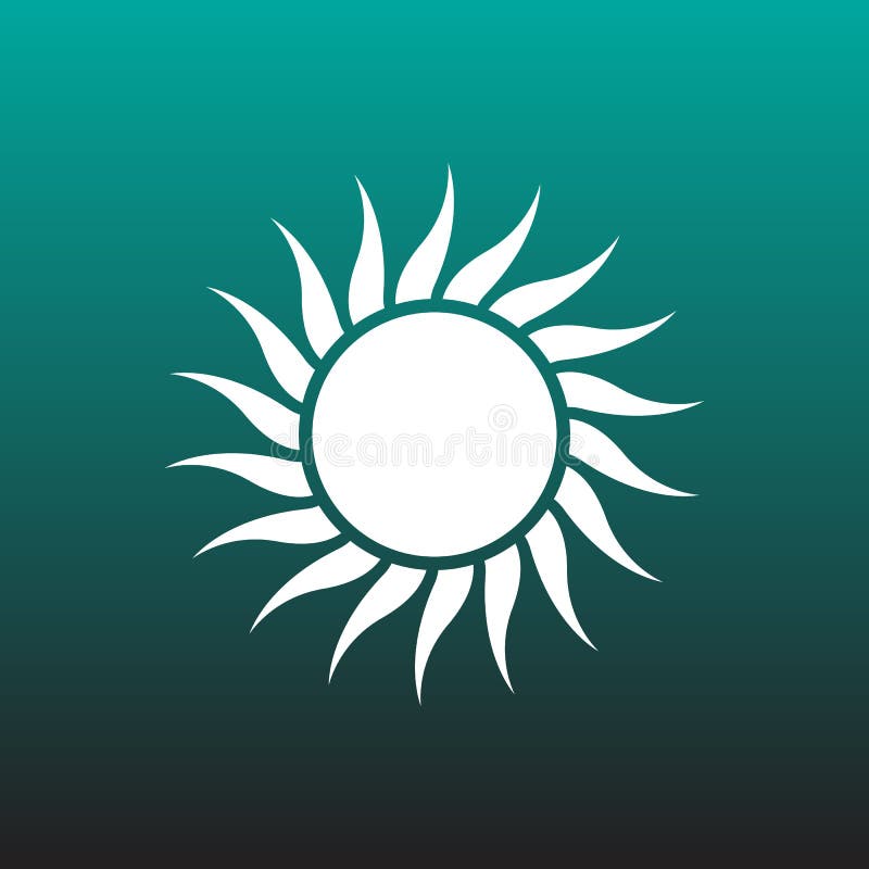 Sol Vector Icon Illustration Graphic Design. Stock Vector ...