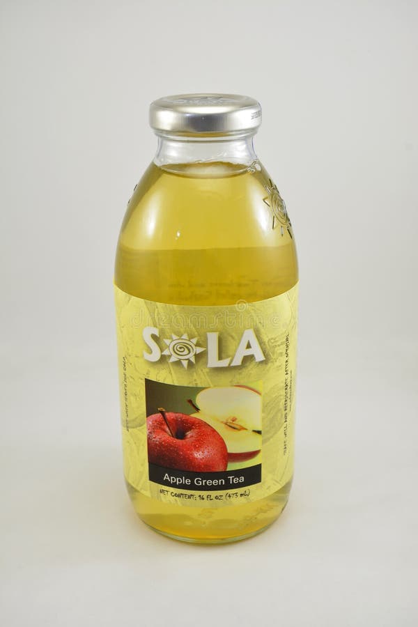 Sola Apple Green Tea in Manila, Philippines Editorial Stock Photo ...