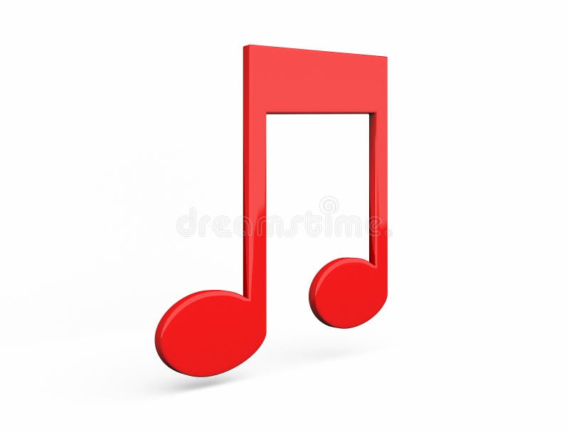 Sola nota musical stock de ilustración. Ilustración de clave - 4182424