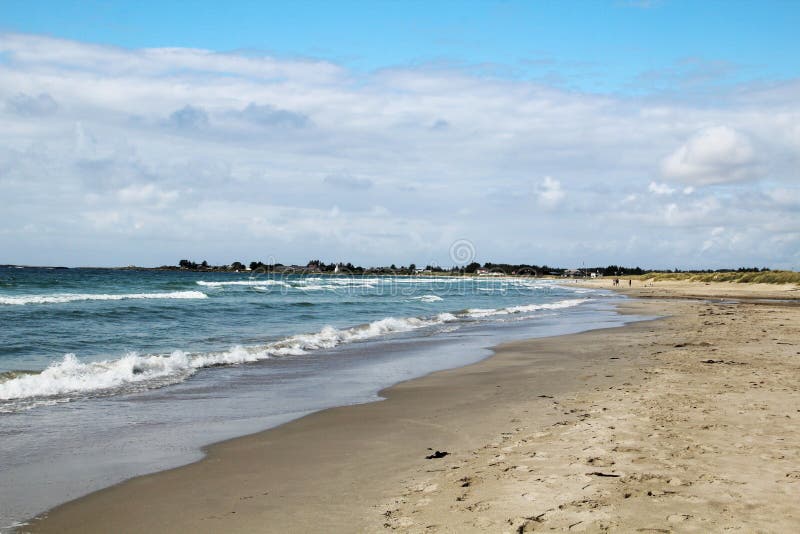 Sola-Strand Nahe Stavanger, Norwegen Stockfoto - Bild von ansicht ...