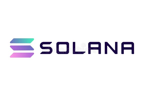 Solana Logos Vector Logo Text Icon Author S Development Editorial Stock ...