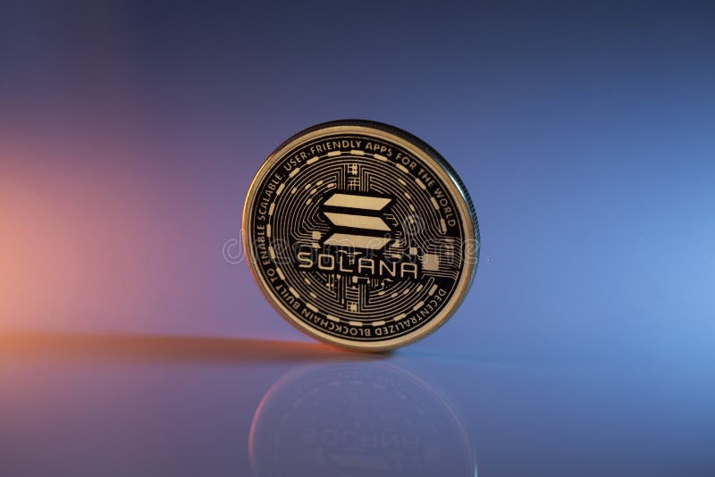 Solana SOL Cryptocurrency. Solana Coin Growth Chart on the Exchange ...