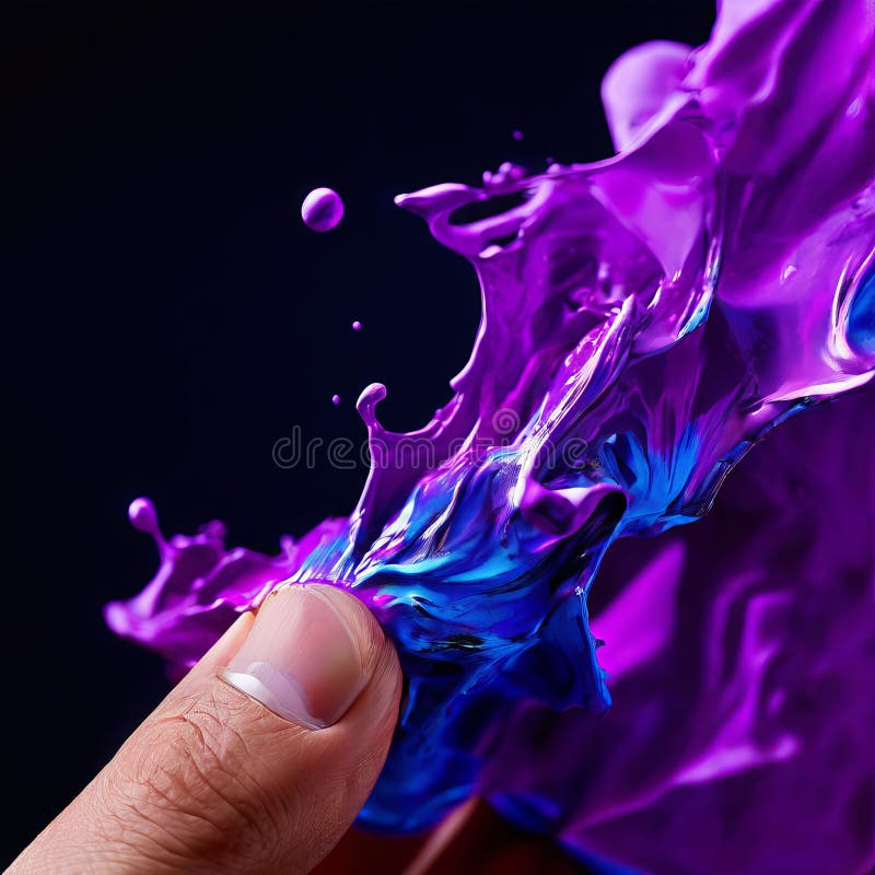 Solar Activated Ink Ink that Changes Color or Becomes Visible W Stock ...