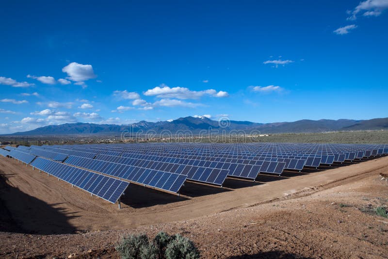 Solar Power Station stock photo. Image of cells, australian - 8636808