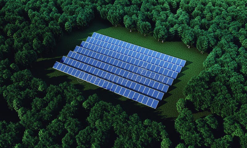 Solar batteries field stock photo. Image of light, industry - 68473074