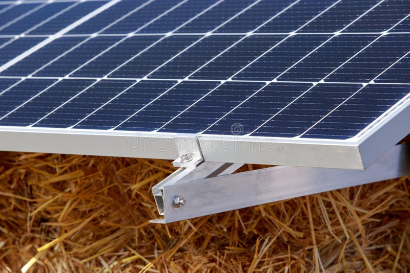 Solar panel closeup stock image. Image of ecological - 262087931