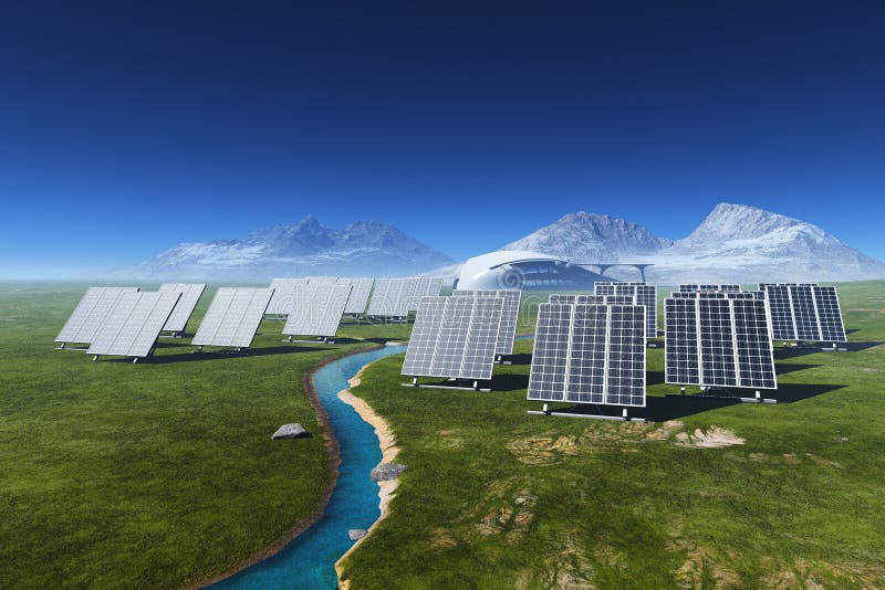 The solar battery stock illustration. Illustration of solar - 145901404