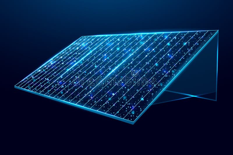 Solar Battery, Solar Panel. Renewable Alternative Energy Concept with ...