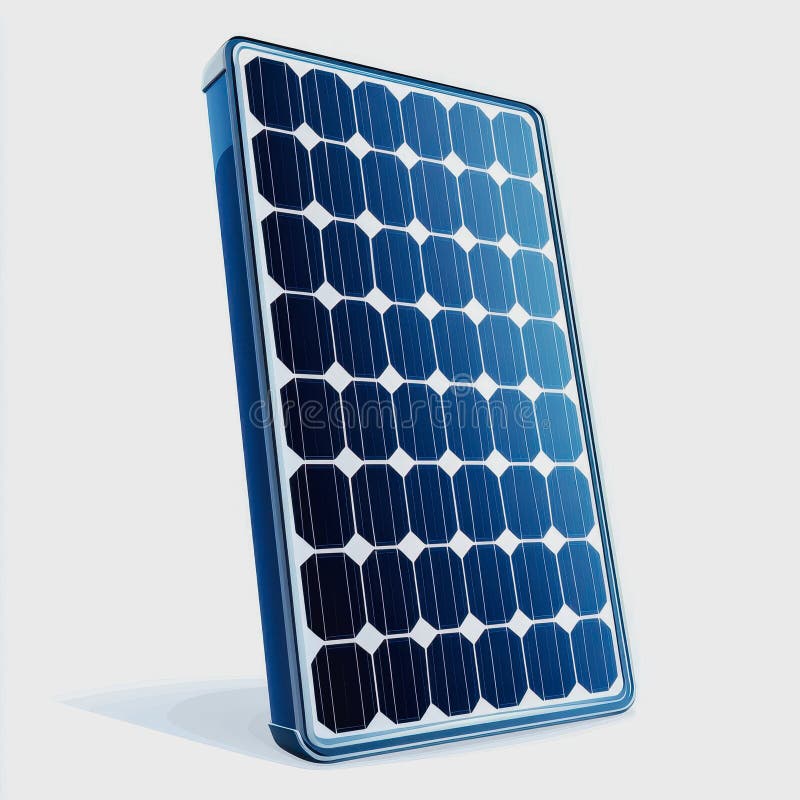Solar Panel, Battery Renewable Energy on Sky Background Stock Image ...
