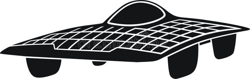 Solar car, solar vehicle stock vector. Illustration of concept - 83244225