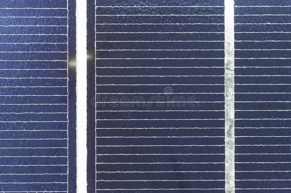 Solar Cel Panel Close Up, Detail Stock Image - Image of surface, close ...