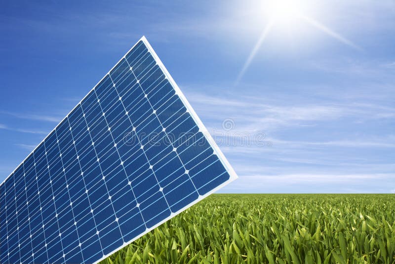 Solar cell stock image. Image of business, energy, photovoltaic - 17620053