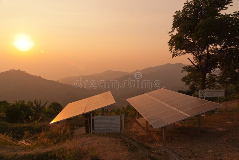 Solar cell stock image. Image of ecology, natural, energy - 25322631