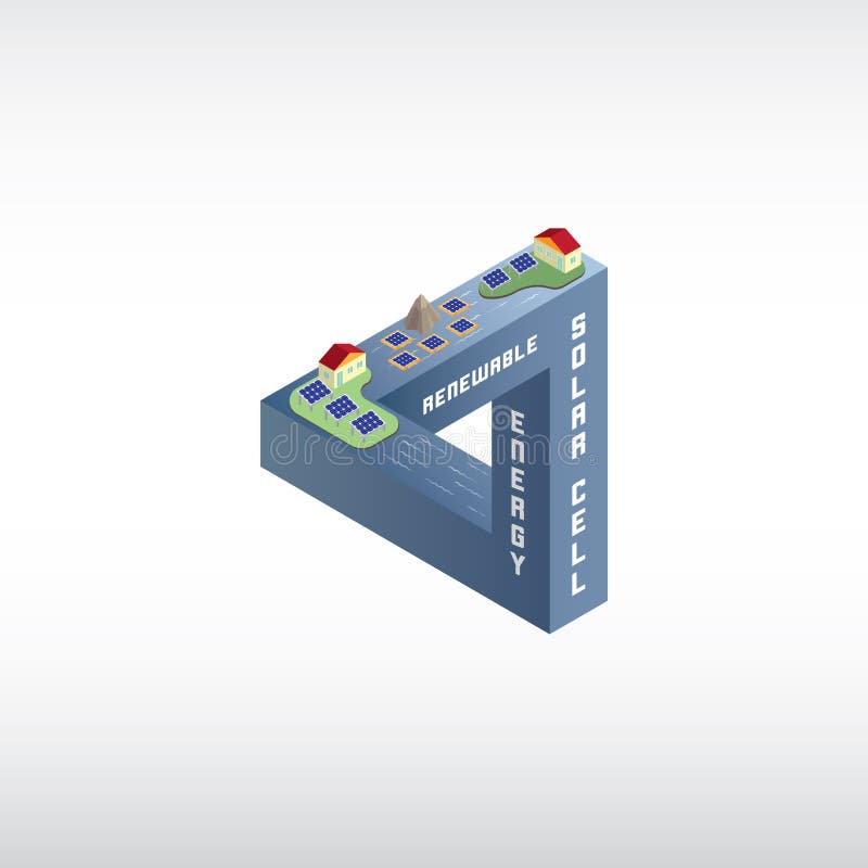 Solar cell stock vector. Illustration of energy, cell - 72235075