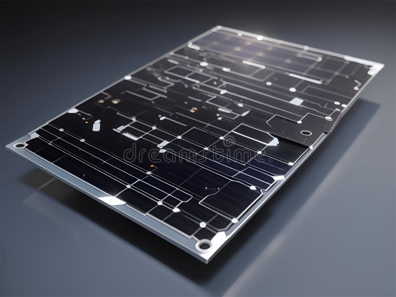 Solar cell board stock illustration. Illustration of equipment - 293886201