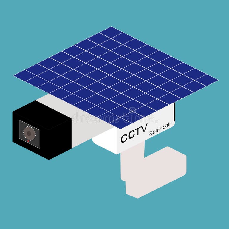 Solar Cell Cctv Stock Illustrations – 16 Solar Cell Cctv Stock ...