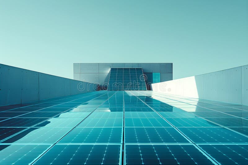 A Solar Cell Panel, Seamlessly Integrated into the Design of a Modern ...
