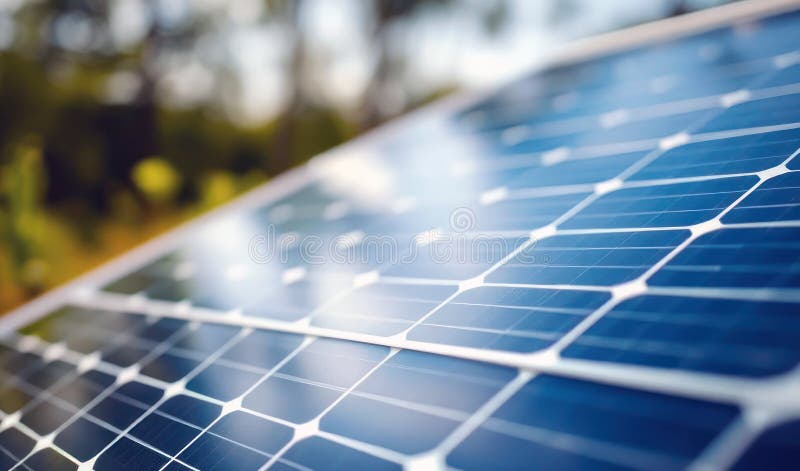 Solar Cell Panel System Installed for Energy Saving, Solar Farm, Green ...