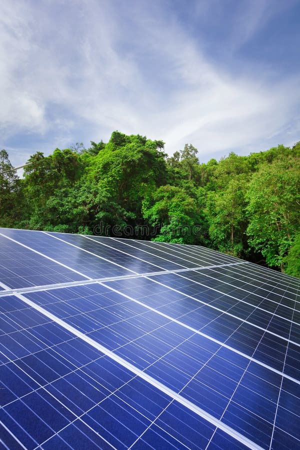Solar cell panels stock photo. Image of business, ecology - 42813766