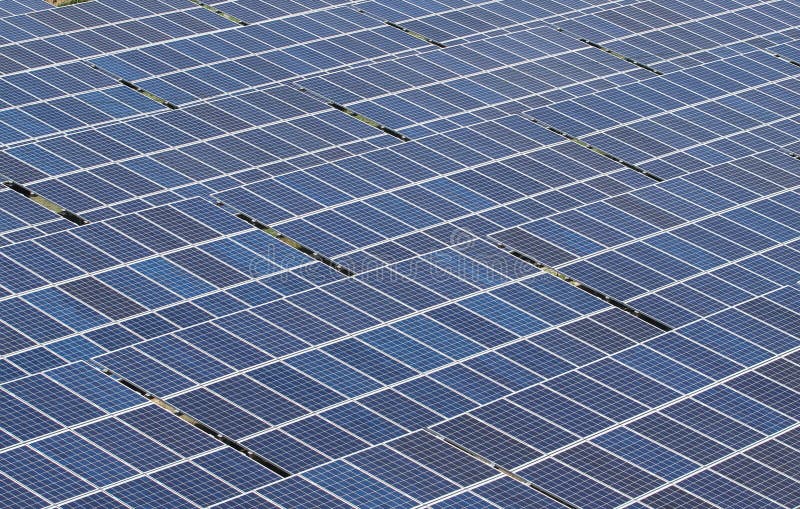 Photovoltaic Panel For Solar Power Generation Texture Or Pattern Stock ...