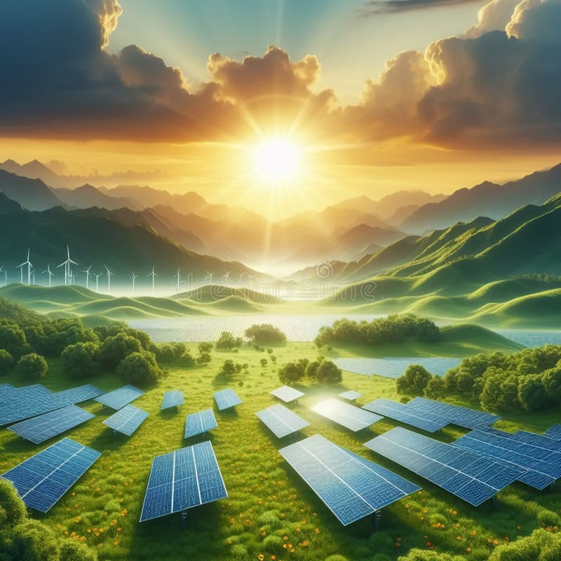 Solar cell stock illustration. Illustration of electric - 319195854