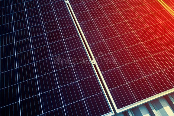 Solar cell. sola roof stock image. Image of system, texture - 185192551
