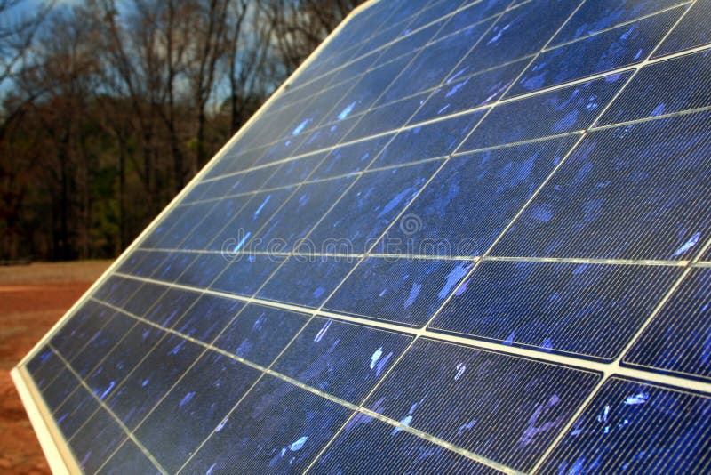 Solar Panel Vivid Colors stock image. Image of electricity - 1963565