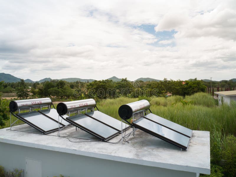 Solar Cells Energy in the Nature Stock Image - Image of grass, ecology ...
