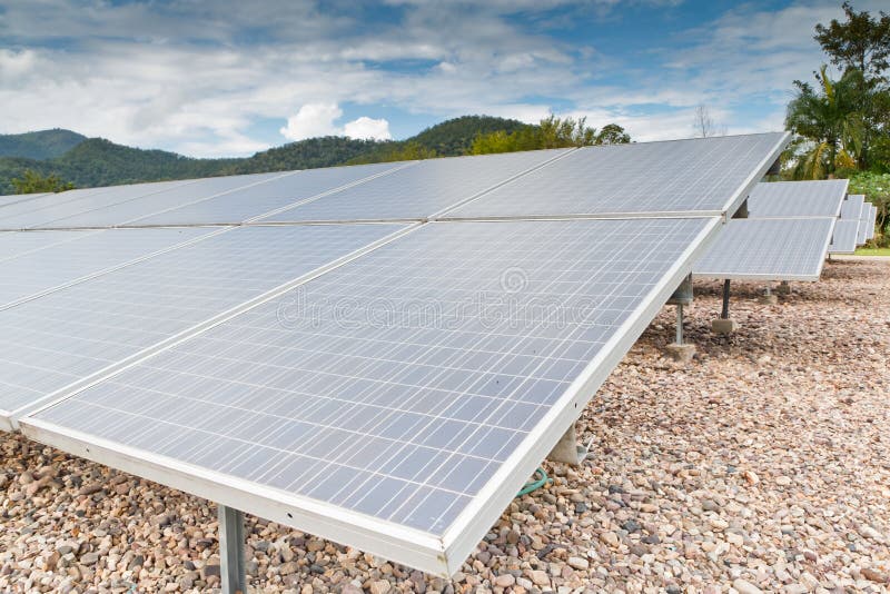 Solar cells. stock photo. Image of environmental, field - 46188376