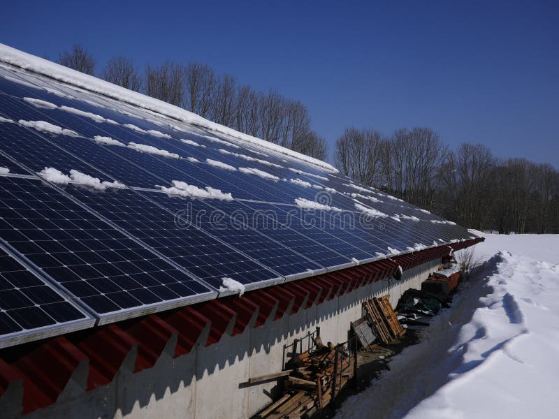 Solar cells roof stock image. Image of electrical, heated - 46249413