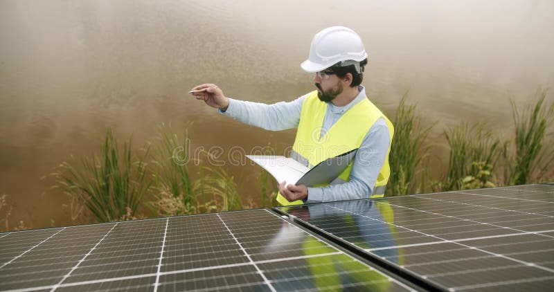 Solar Cells Will Be an Important Renewable Energy of the Future. Stock Video - Video of outdoors ...