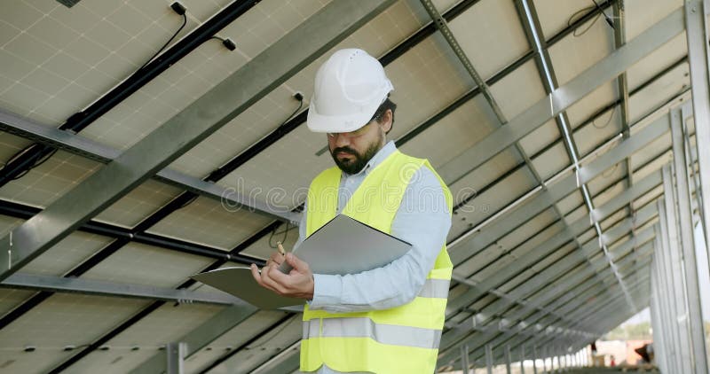 Solar Cells Will Be an Important Renewable Energy of the Future. Stock ...