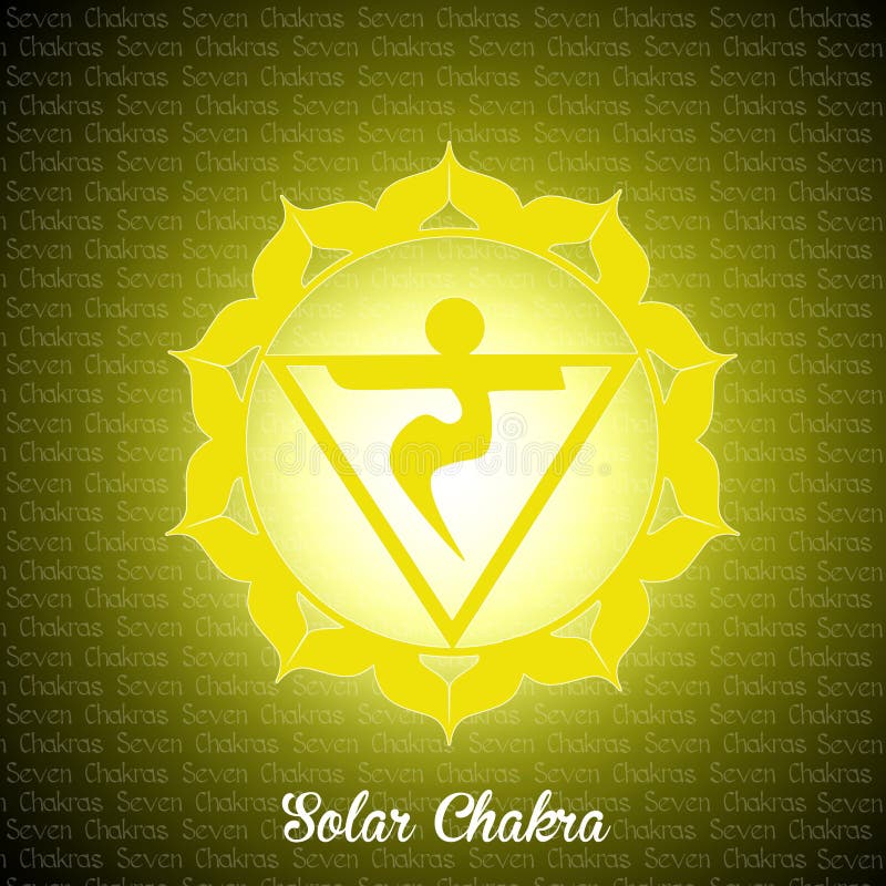 Solar Chakra stock illustration. Illustration of solar - 54241336