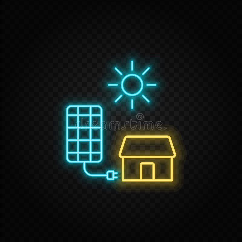 Solar, Home, Charger Icon - Vector. Simple Element Illustration from UI ...