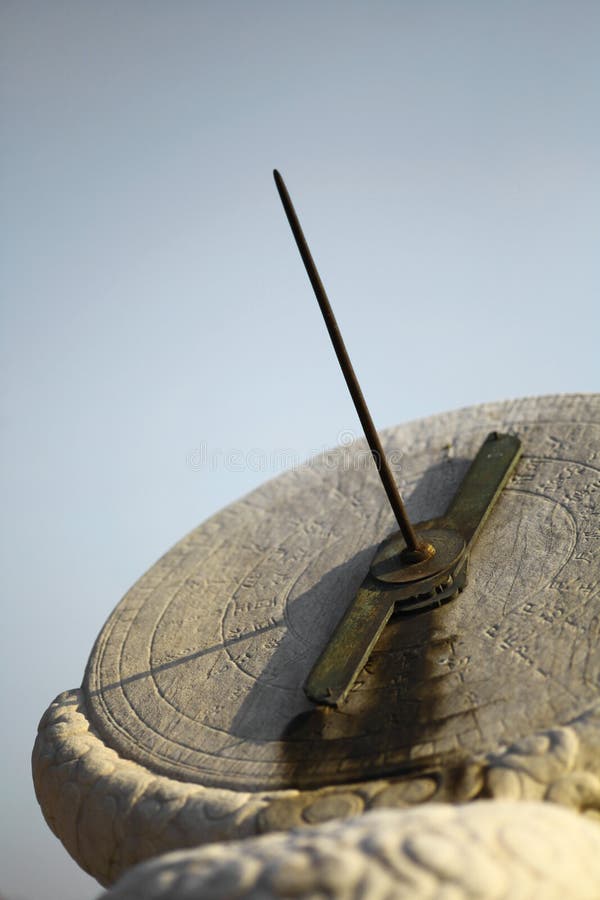 Solar clock stock image. Image of round, hour, circle - 46606733