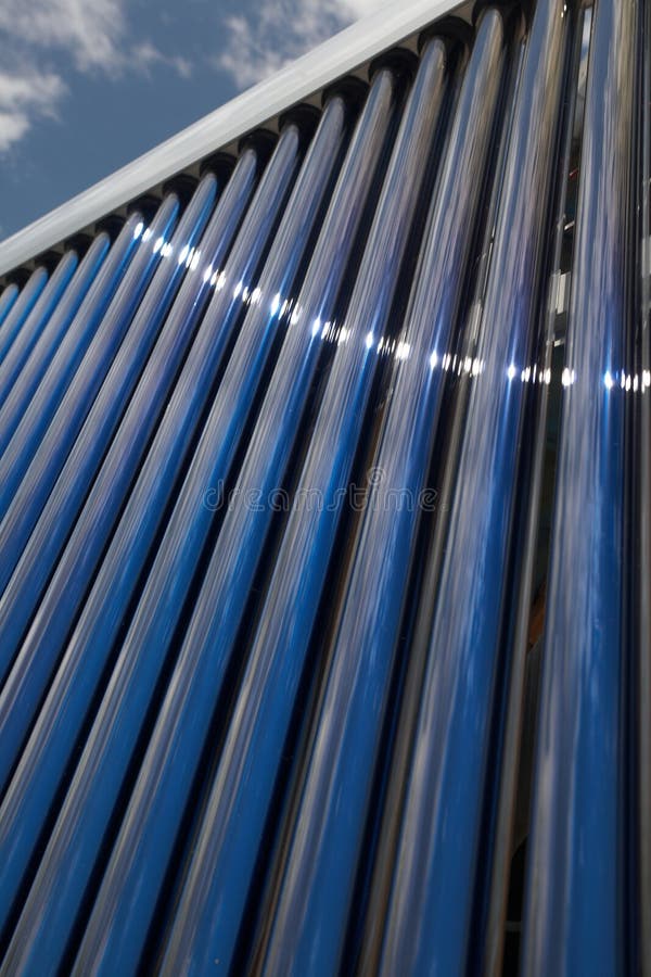 Solar collector editorial photo. Image of sunlight, tube - 240818891