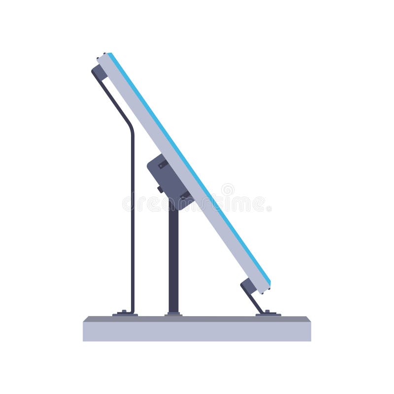 Solar Collector Panel Vector Icon Alternative Energy. Sun Cell Ecology ...