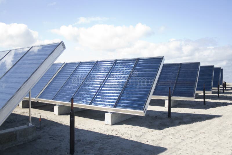 Solar Collectors stock photo. Image of generator, future - 13818974