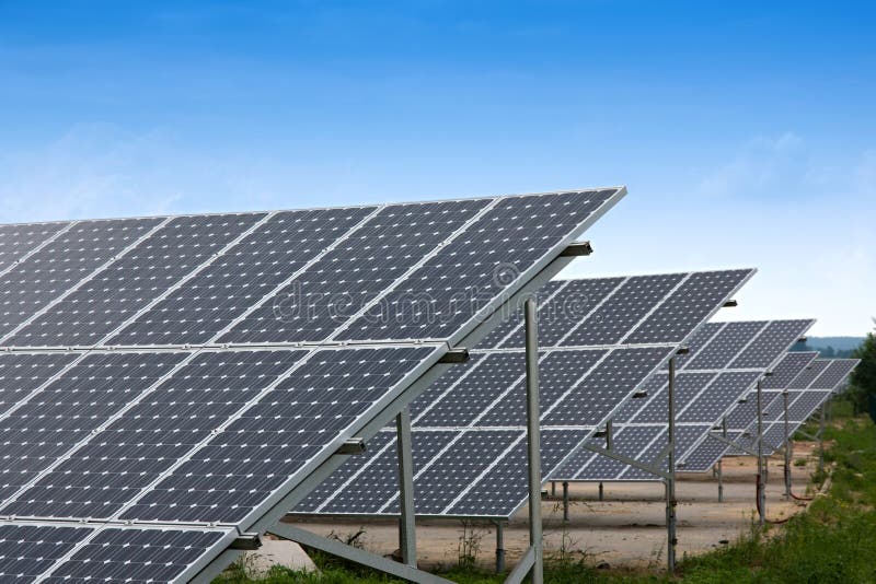 Solar Collectors stock image. Image of electricity, conductors - 14941947