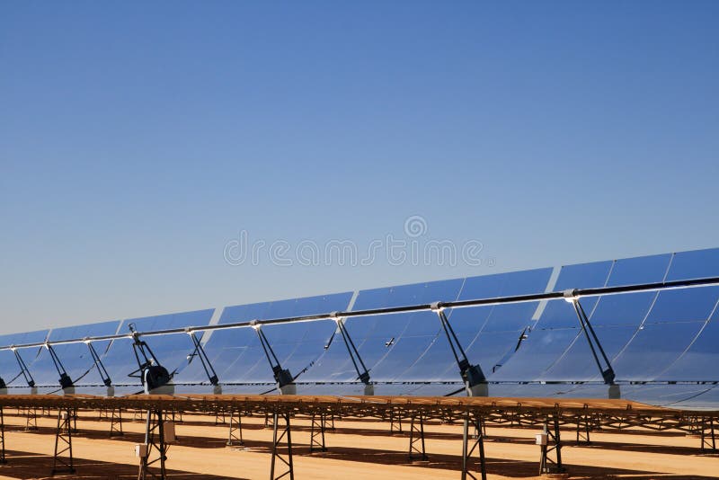 Solar collectors stock photo. Image of alternative, mirrors - 20318694