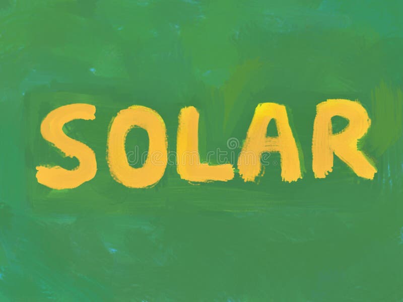 Solar stock image. Image of solar, text, design, concept - 202576477