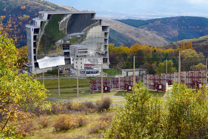 Solar cooker of Font Romeu stock photo. Image of green - 62670104